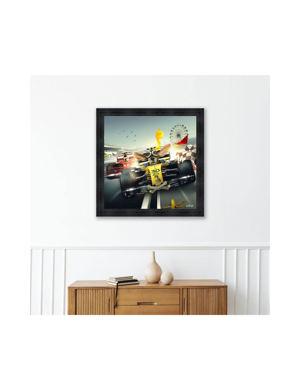 Tableau XXL Formule 1 - Sylvain Binet déco murale sportive
