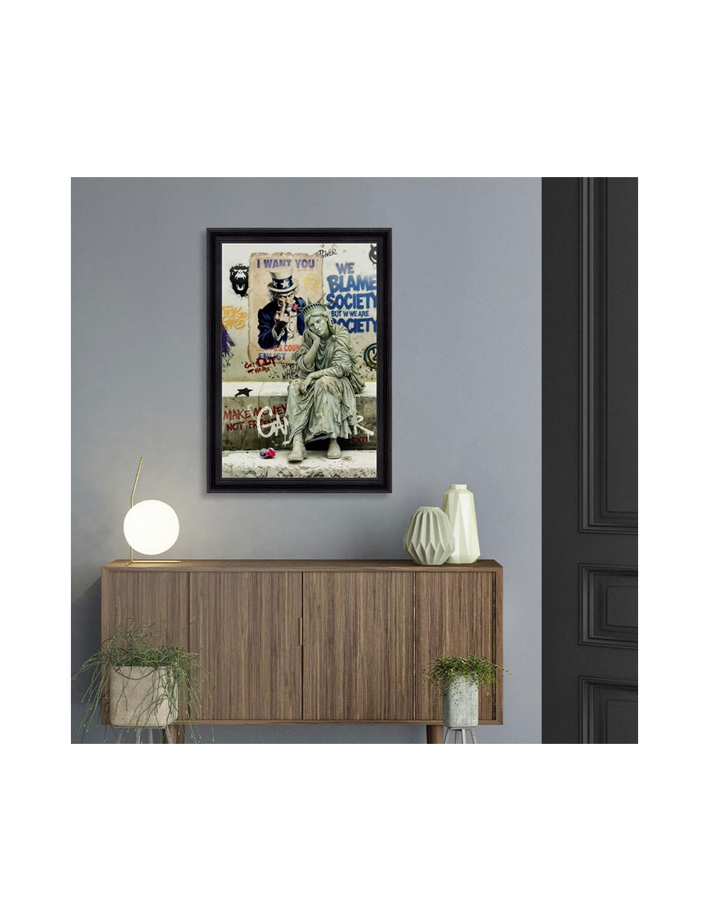 Tableau déco I Want You par Alexandre Granger – Art urbain engagé